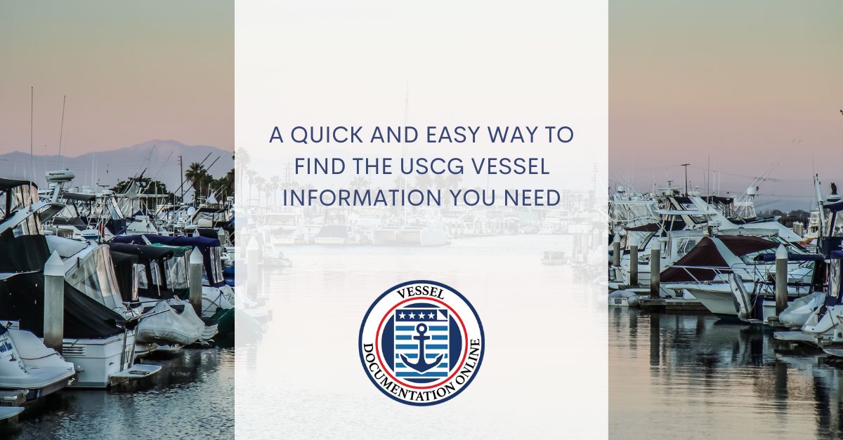 USCG Vessel: A Quick and Easy Way to Find the USCG Vessel Information ...