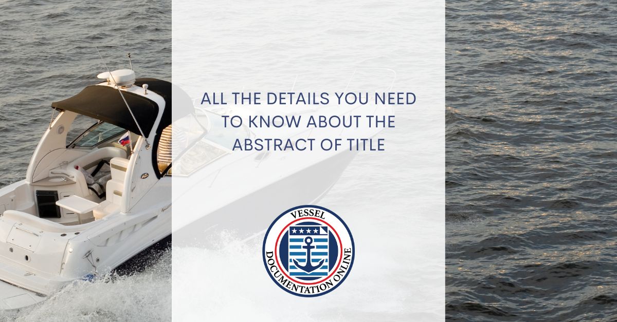 Abstract of Title | USCG Documentation