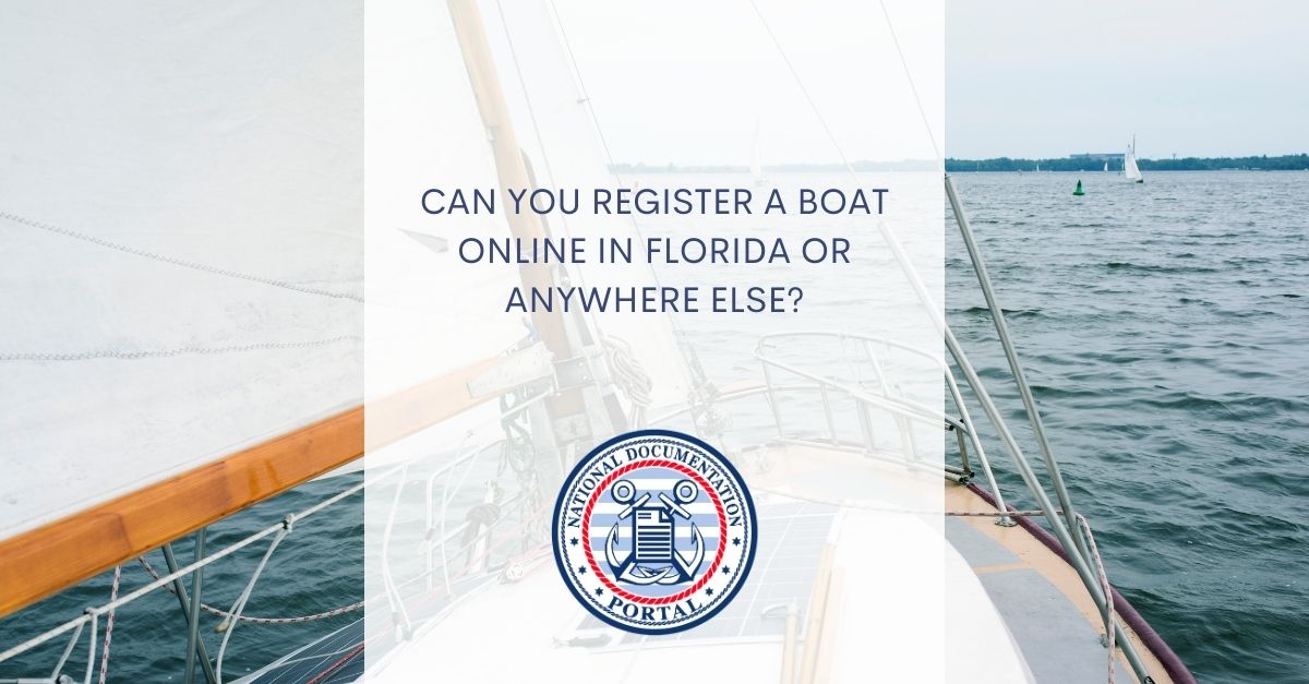 Register a Boat Online: Possibilities