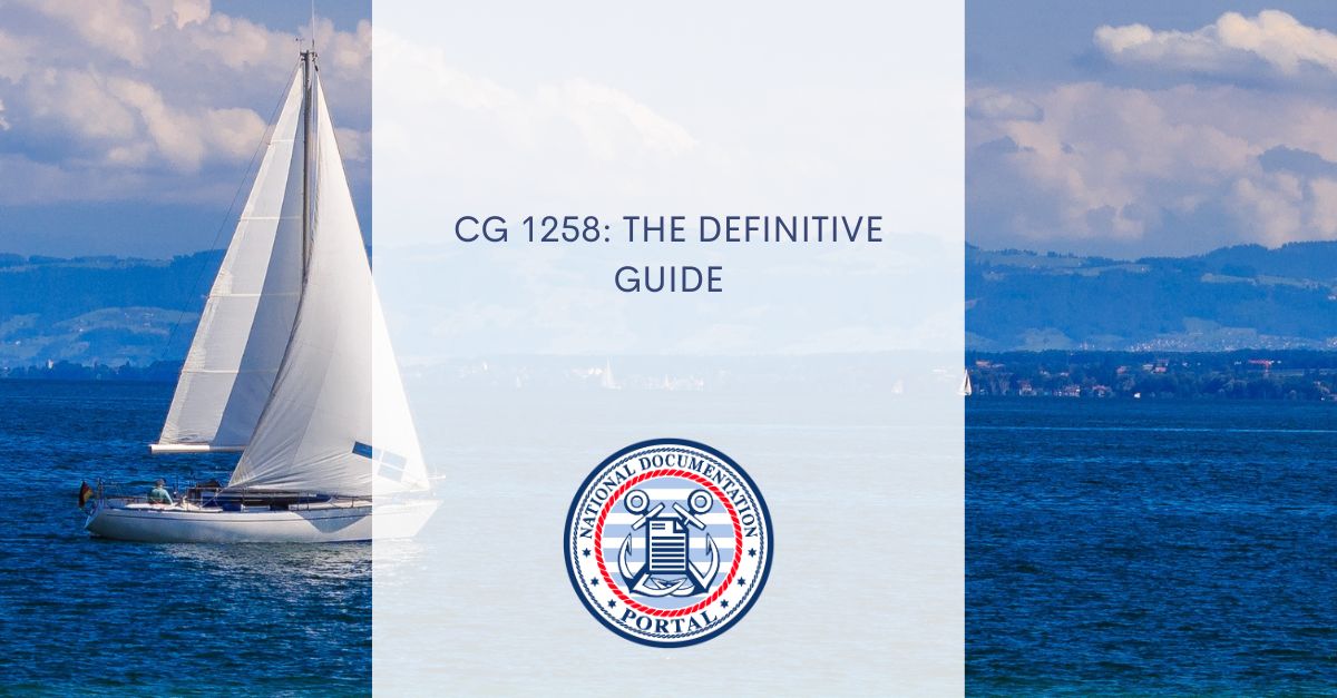 CG 1258: To Initiate, Exchange, Or Replace