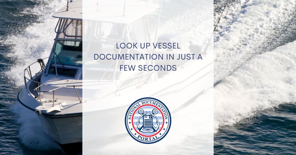 Look Up Vessel Documentation In Just a Few Seconds - National Documentation E-Portal