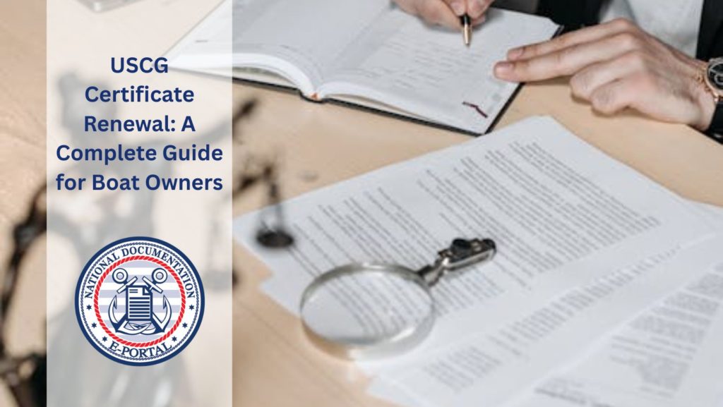 USCG Certificate Renewal Guide Requirements, Costs Steps