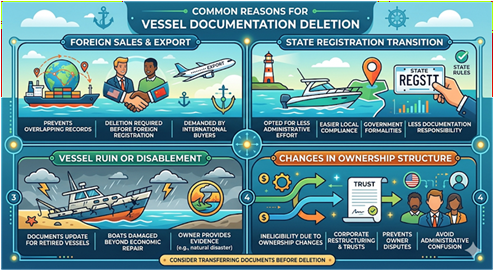 USCG Documentation Deletion Form Guide for Vessel Owners
